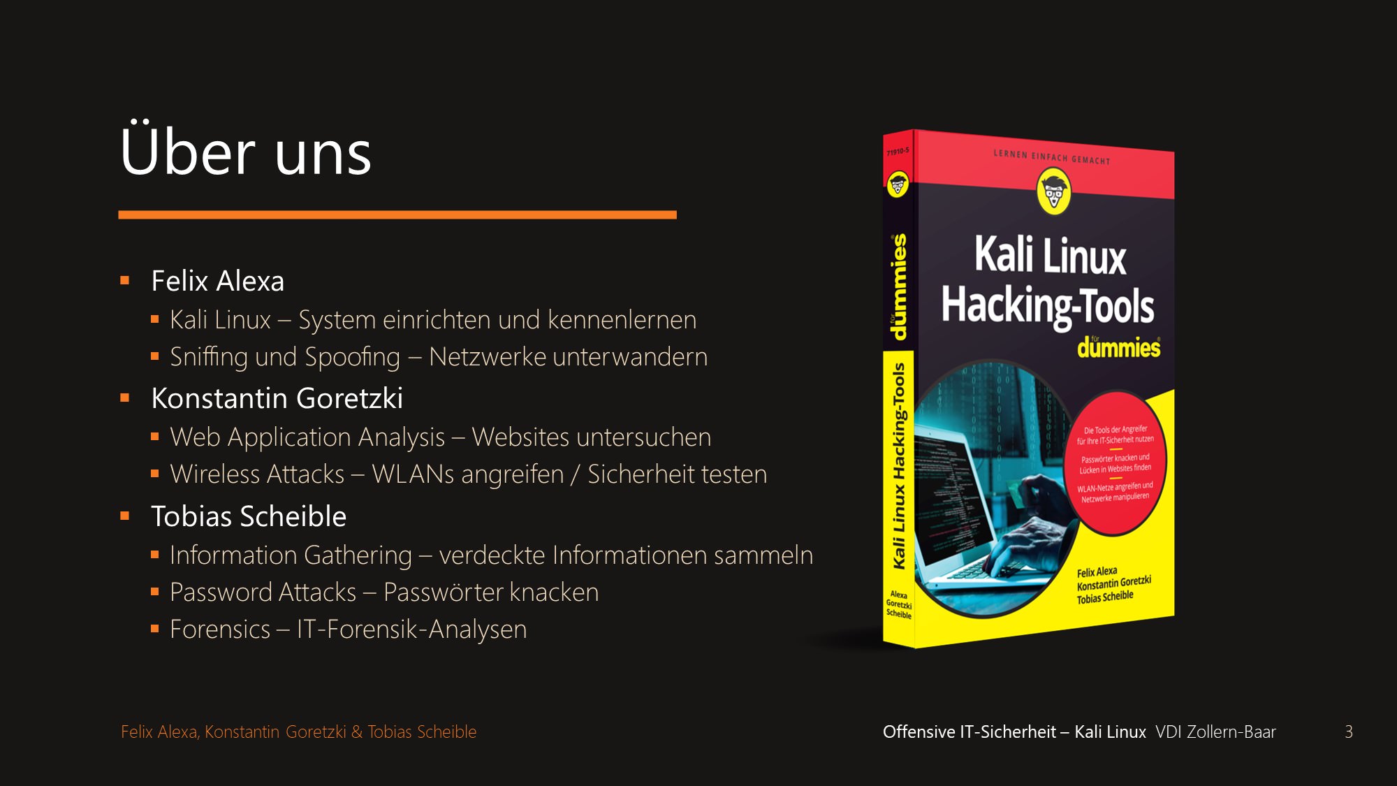 Kali Linux – Cyber Security Vortrag - Tobias Scheible